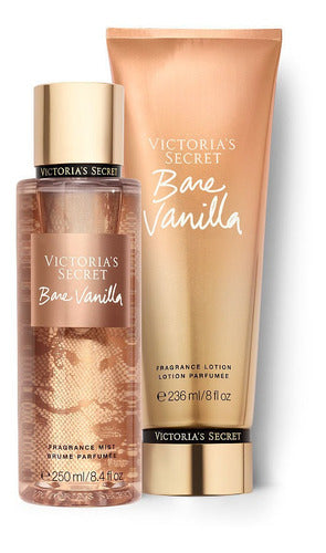 Set Victoria's Secret Crema Y Body Locion Bare Vanilla – demayoreo