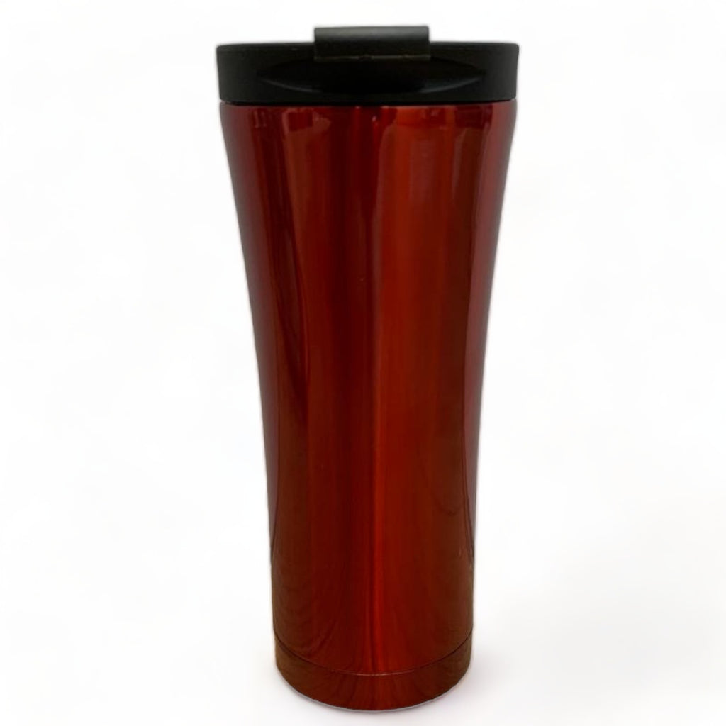 Termo Mamgos de color rojo metálico Acero inoxidable 500ml – demayoreo